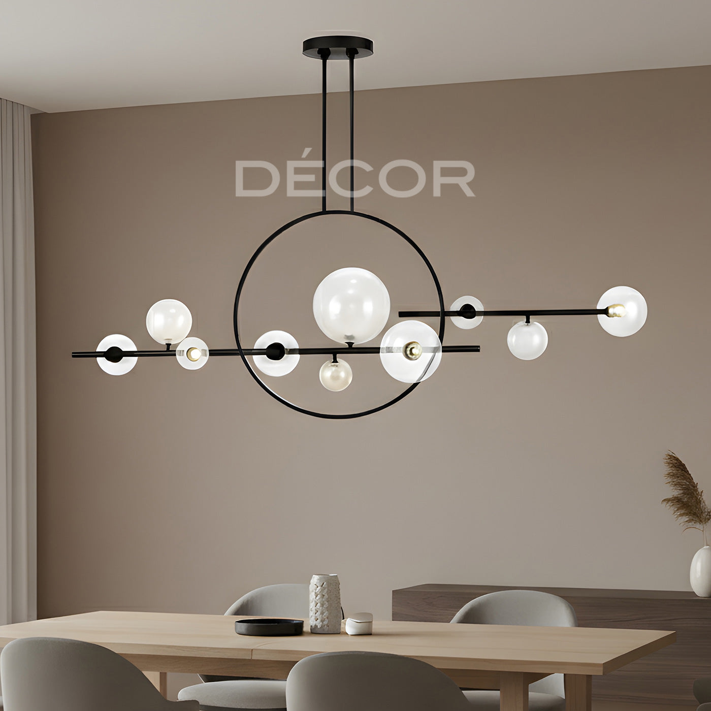 Stunning DECOR Manila CIRCLES L.E.D. Drop Light for Vibrant Decor ...